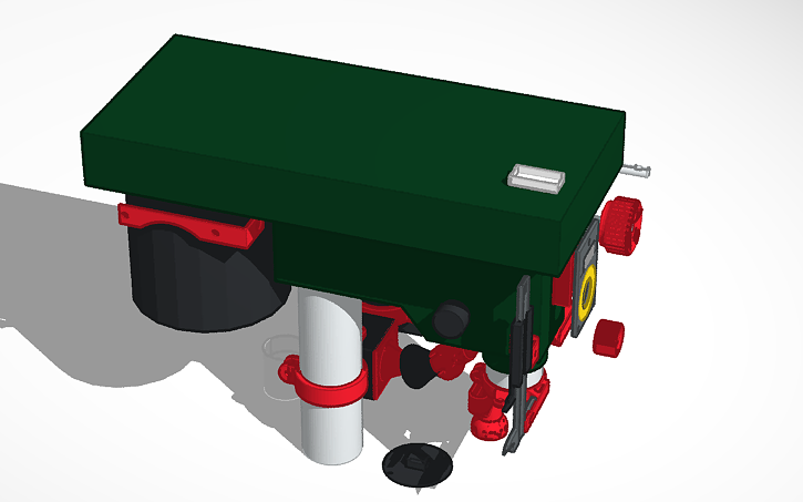 3D design Drill Press Mods - Tinkercad