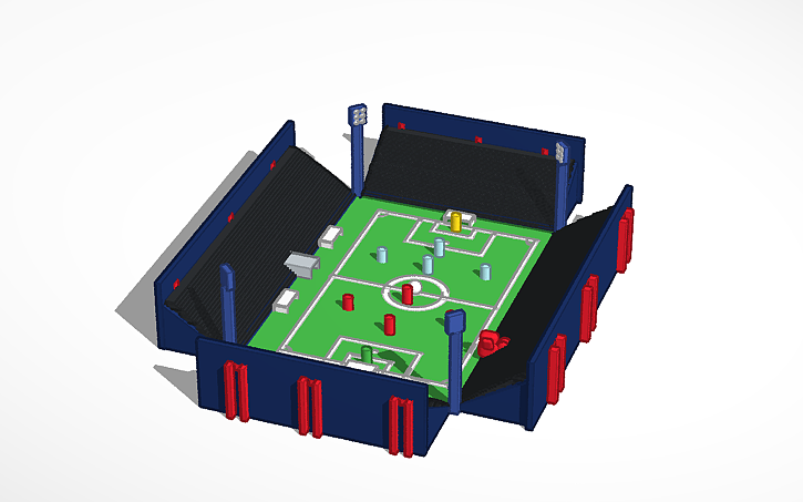 3D design soccer - Tinkercad