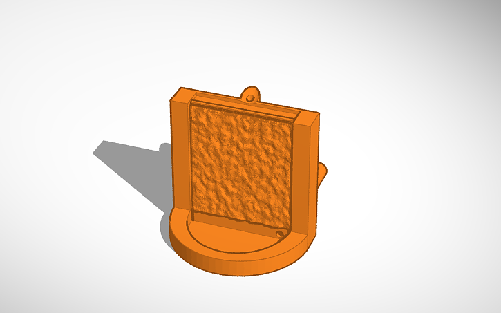 3D design mini waterfall - Tinkercad