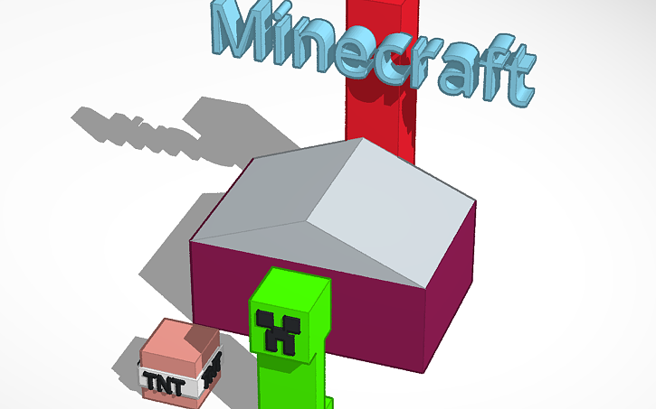3D design Minecraft - Tinkercad