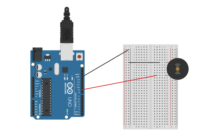Circuit design PRACTICA EN CLASE | Tinkercad