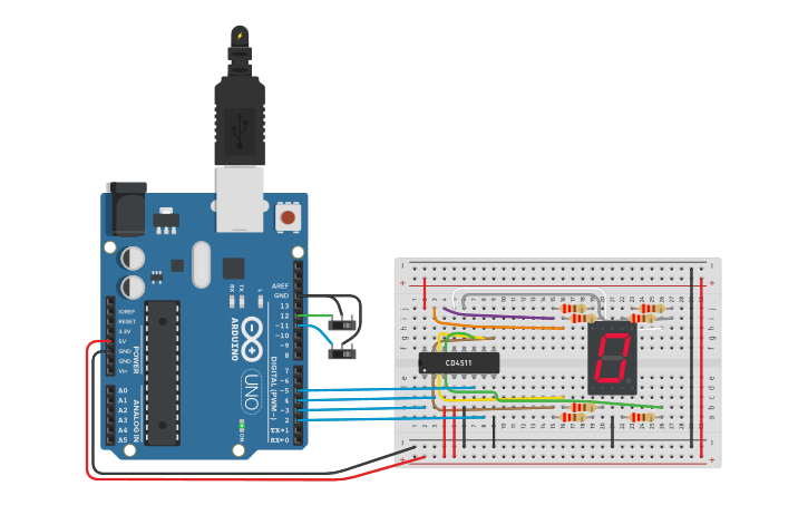 Circuit design TP4 2BPAfficheur7segments_4511_ - Tinkercad