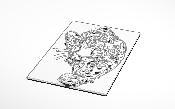 3D design Leopard - Tinkercad