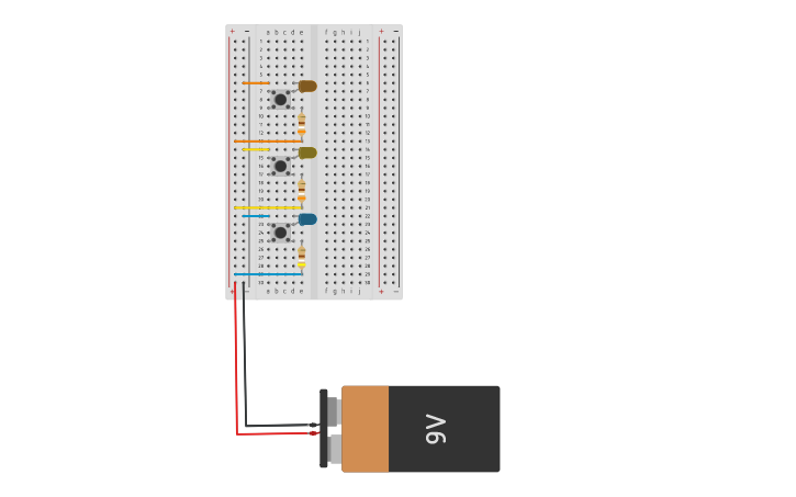 Circuit design Tarefa 1 Joice moreira - Tinkercad