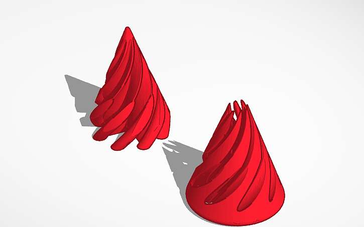 3D design the impossible cone - Tinkercad