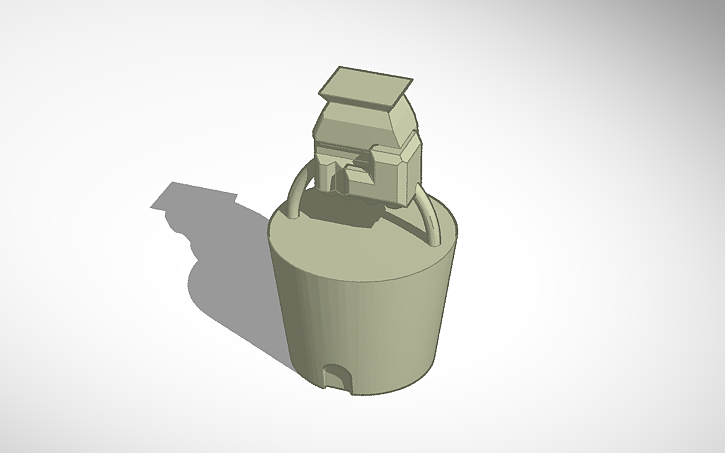 3D design Chum Bucket - Tinkercad