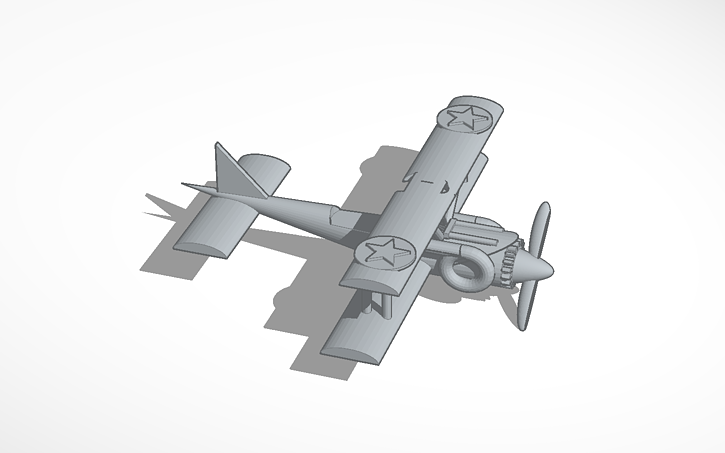 3D design ww2 plane - Tinkercad