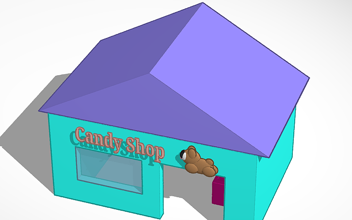 3D design Candy Store - Tinkercad