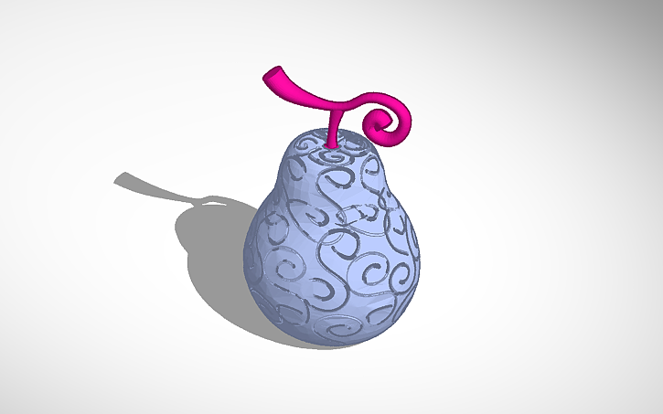 3D design Ito Ito no mi ( string string fruit) - Tinkercad
