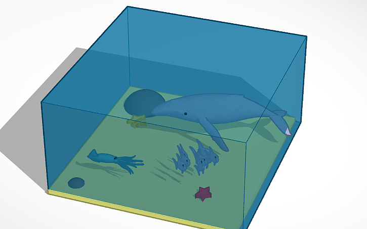 3D design Ocean - Tinkercad