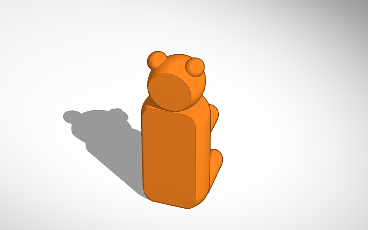 3D design Bear | Tinkercad