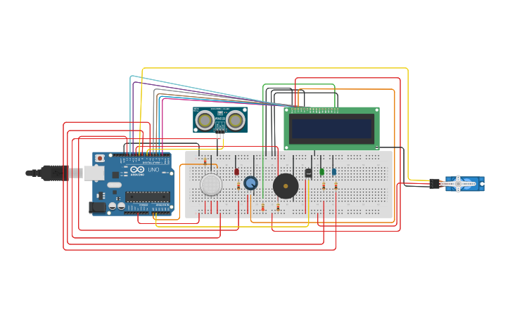 Circuit design Copy of Arduino Project IEM, BGU | Tinkercad
