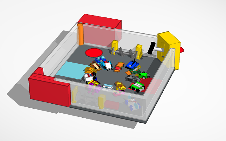 3D design ROBOT FIGHT!!, - Tinkercad