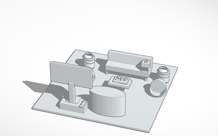 3D design living room Anais's end of year print for club - Tinkercad