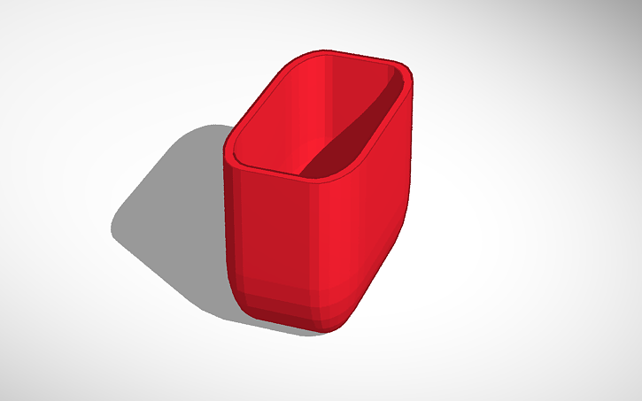 3D design rounded box - Tinkercad