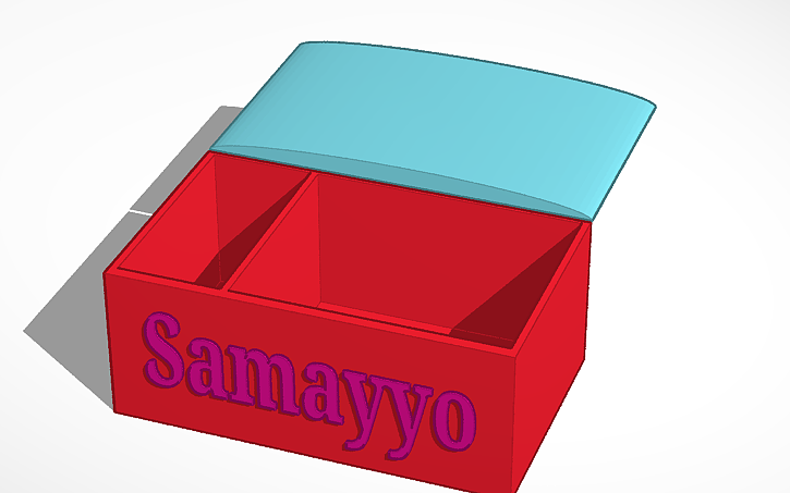 3D design Lunch box - Tinkercad