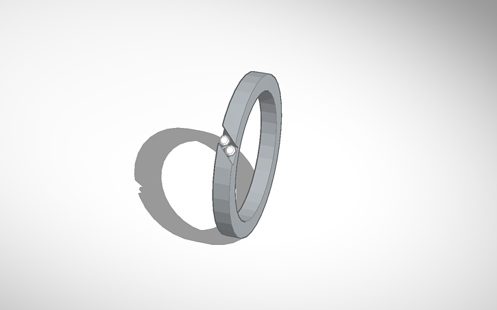 3D design Wedding Band - Tinkercad