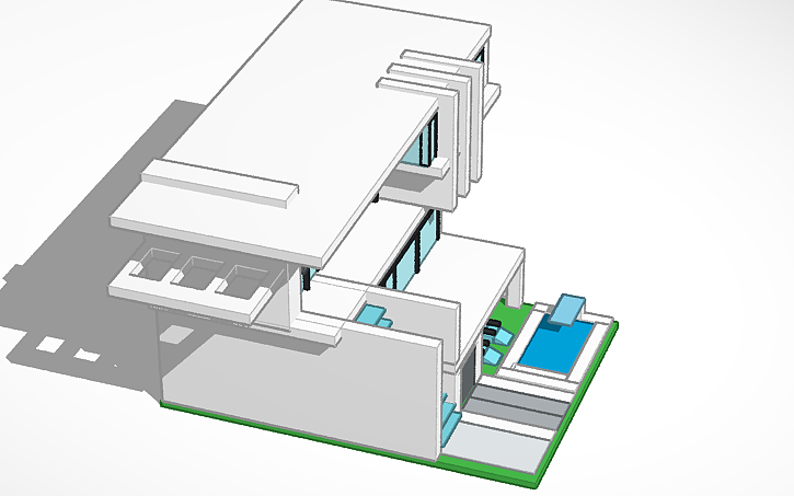 3D design villa | Tinkercad