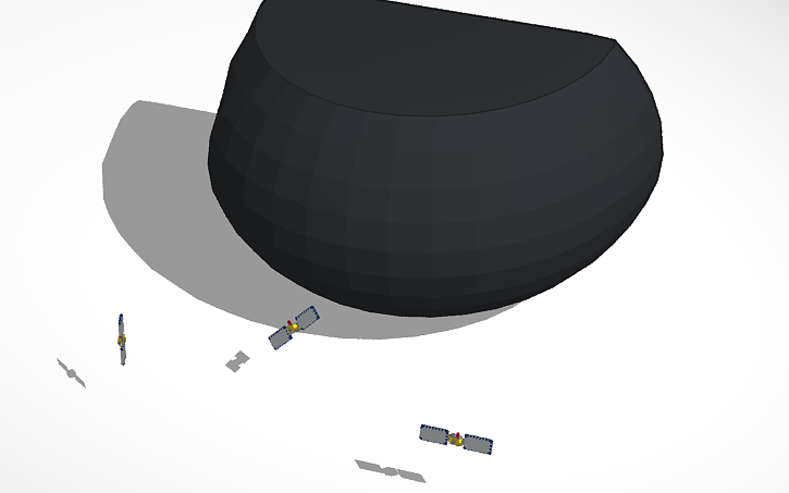3D design black hole - Tinkercad