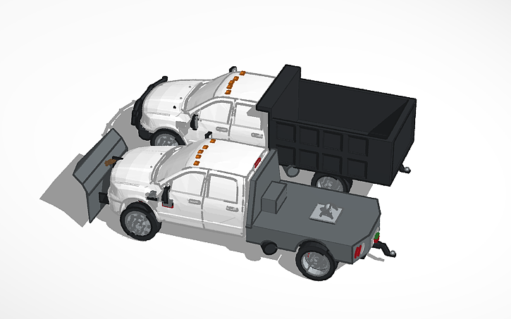 3D design Dump truck - Tinkercad