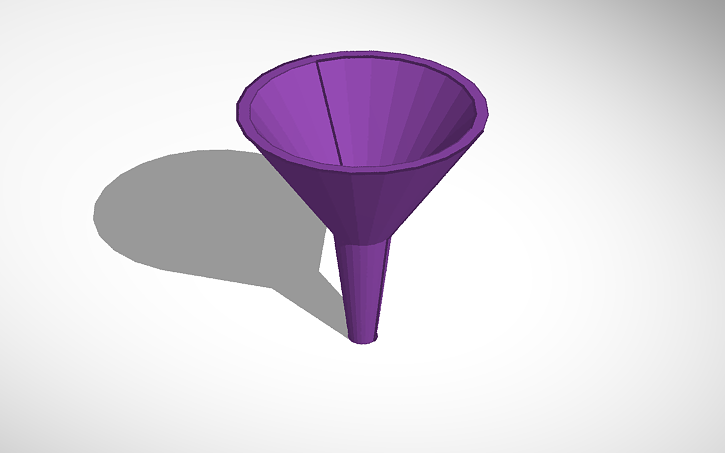 3D design Funnel - Tinkercad