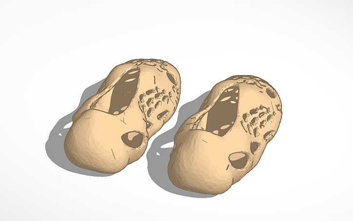 3D design Yeezy Foam Runner (tinker to fit to your foot) - Tinkercad