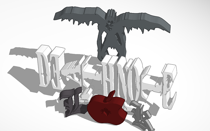 3D design Death note hernandez stephanie 2period - Tinkercad