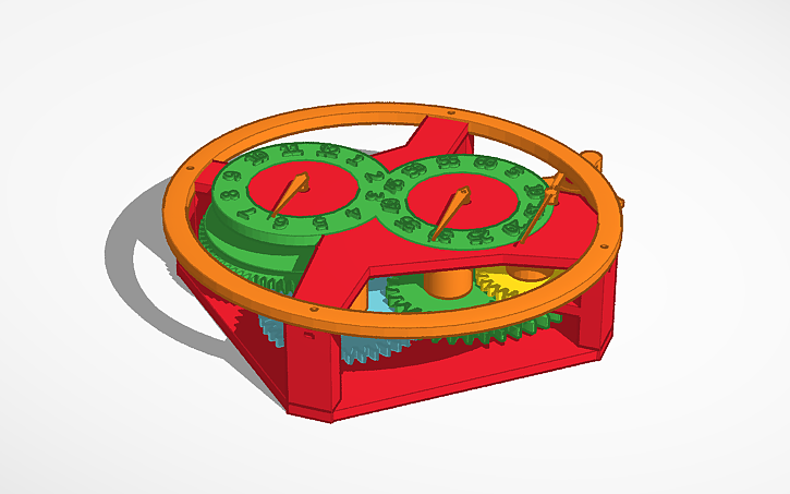 3D design Copy of Fixed Clock Frame - Tinkercad