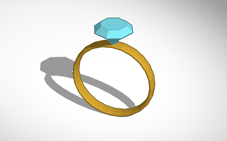 3d Design Anillo Tinkercad