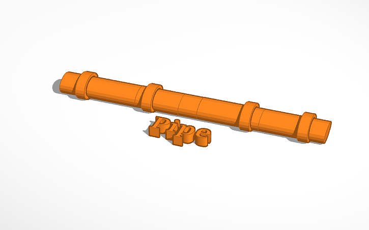3D design Pipe - Tinkercad
