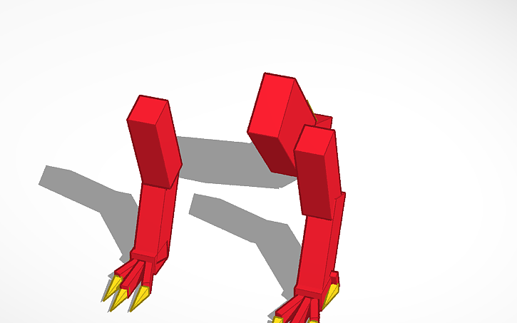 3D design Dragon Legs | Tinkercad