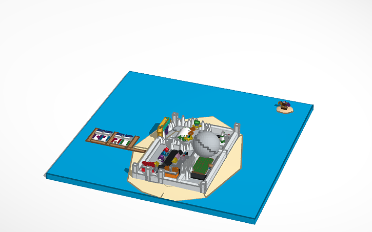 3D design They City Of Dren (planet C-137) | Tinkercad