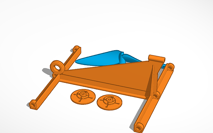 3D design Propeller driven car | Tinkercad