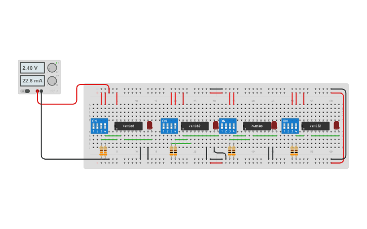 Circuit design Wendy_Compuertas | Tinkercad