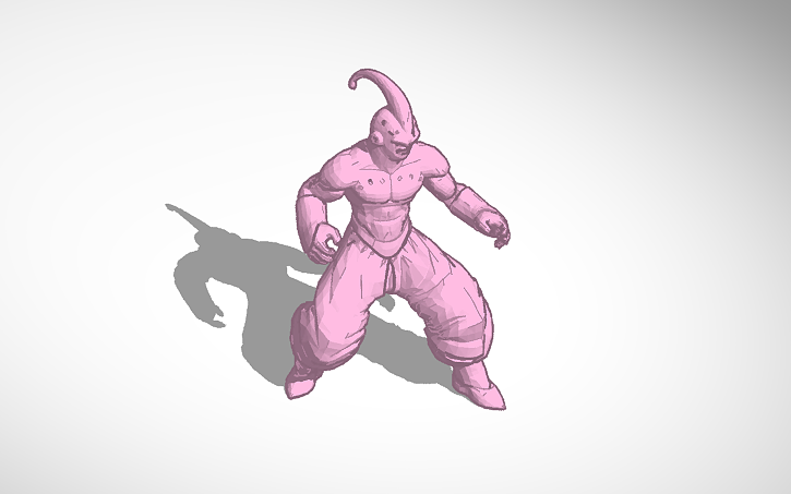 3D design Majin Buu - Tinkercad