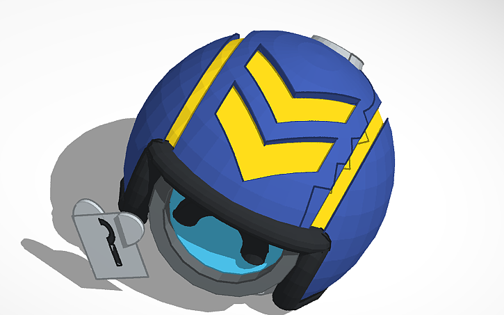 3D design Stu "Thumbs Up" pin(Brawl Stars) - Tinkercad