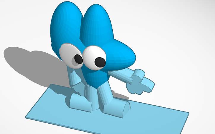 3D design Four BFB - Tinkercad
