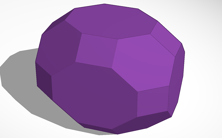 3D design purple ball | Tinkercad