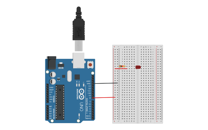 Circuit design ASCII Table Act.2 Jan 31 - Tinkercad