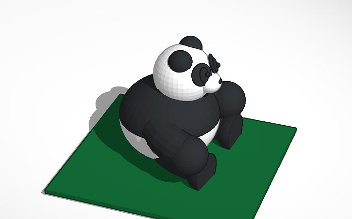 3D design PANDA - Tinkercad