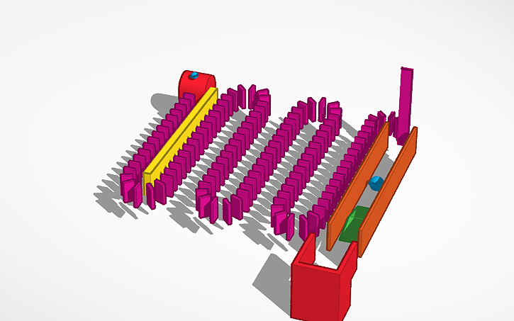 3D design Dominoes - Tinkercad