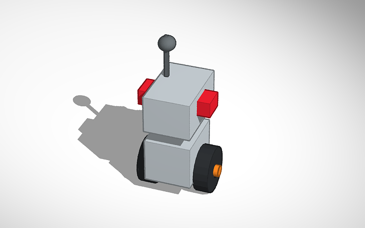 3D design robot - mini - Tinkercad