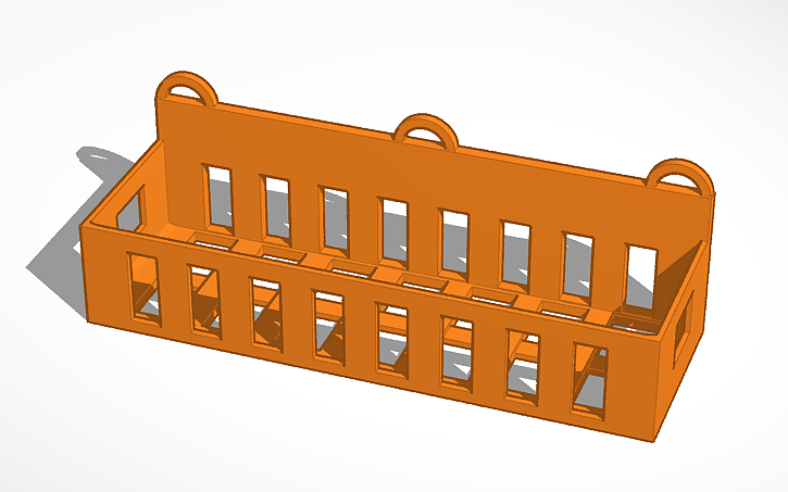 3D design rack - Tinkercad