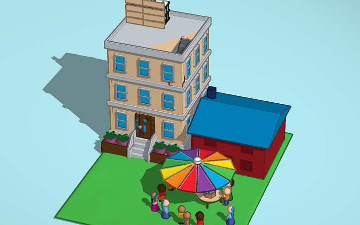 3D design Copy of Backyard - Tinkercad