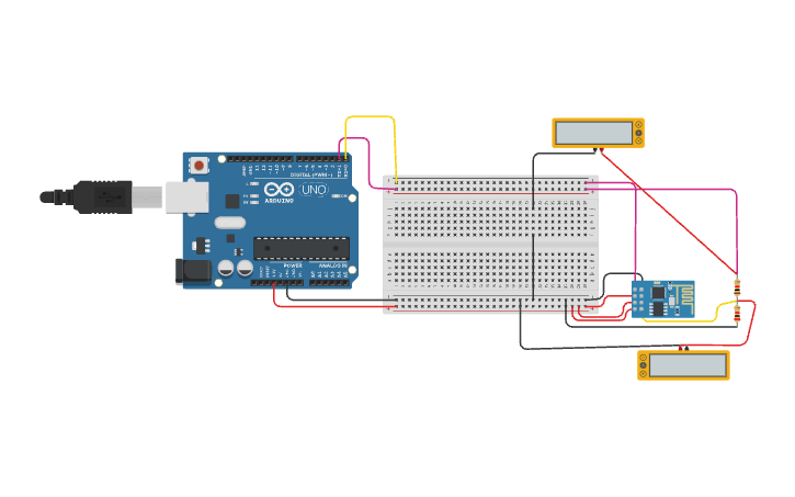 Circuit Design Copy Of Arduino To Esp8266 Tinkercad