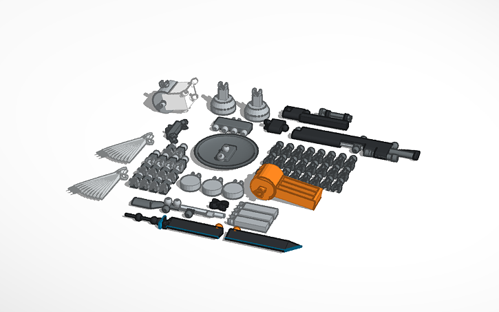 3D design Rx-90 Gundam Tread Fire weapons | Tinkercad