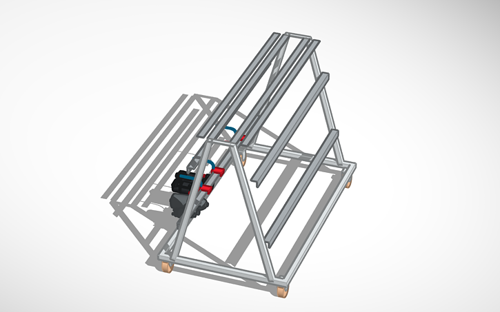 3D design Prototype trolley - Tinkercad