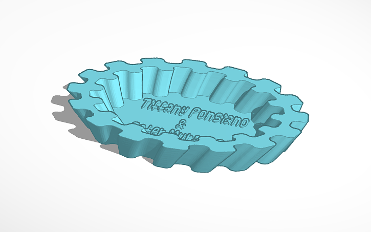 3D design Gear dish | Tinkercad