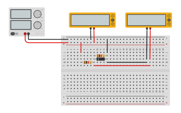 Circuit design zener diode - Tinkercad