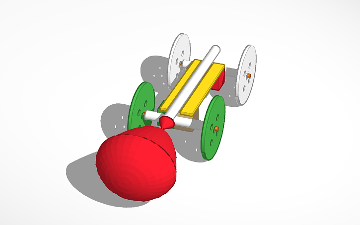 3D design Balloon Car - Tinkercad